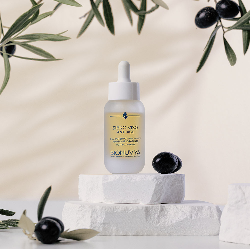 SIERO VISO ANTI AGE LENITIVO ANTIOSSIDANTE - Bionuvya